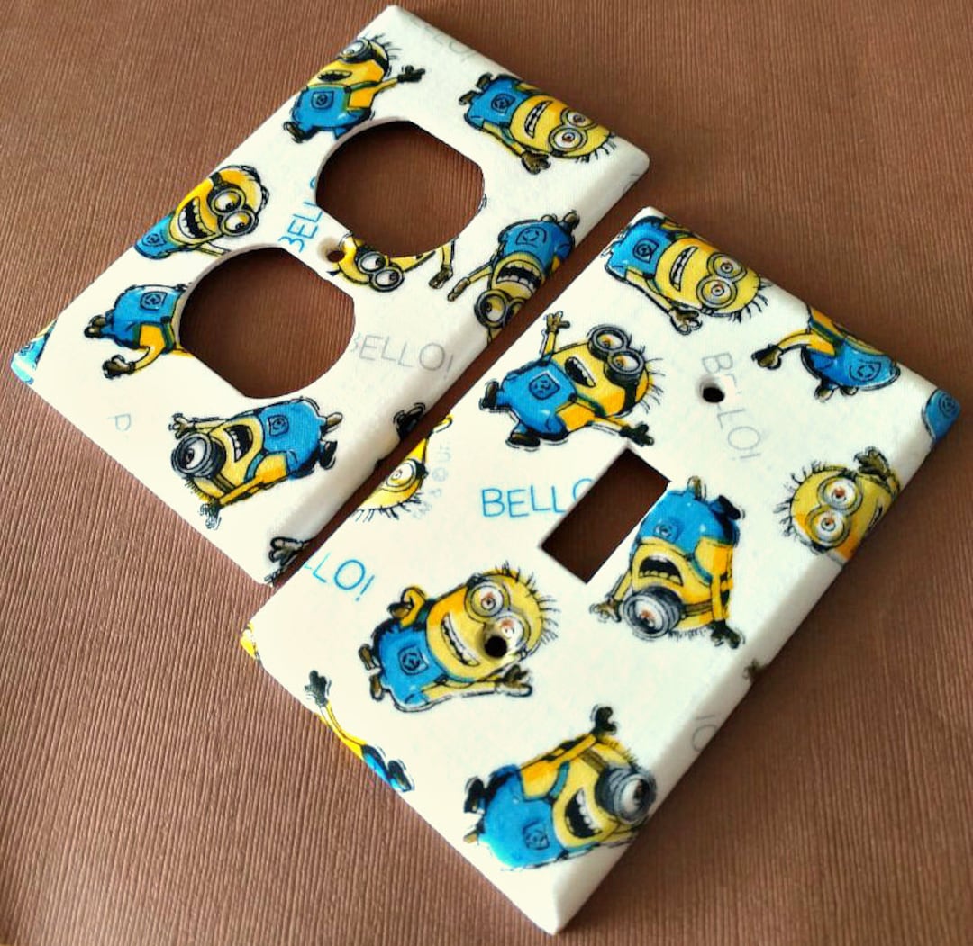 Despicable Me Minions Bello Light Switch Covers Outlet Covers - Etsy