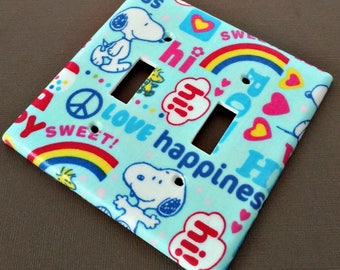 Snoopy Switch Plate/outlet Covers - Etsy