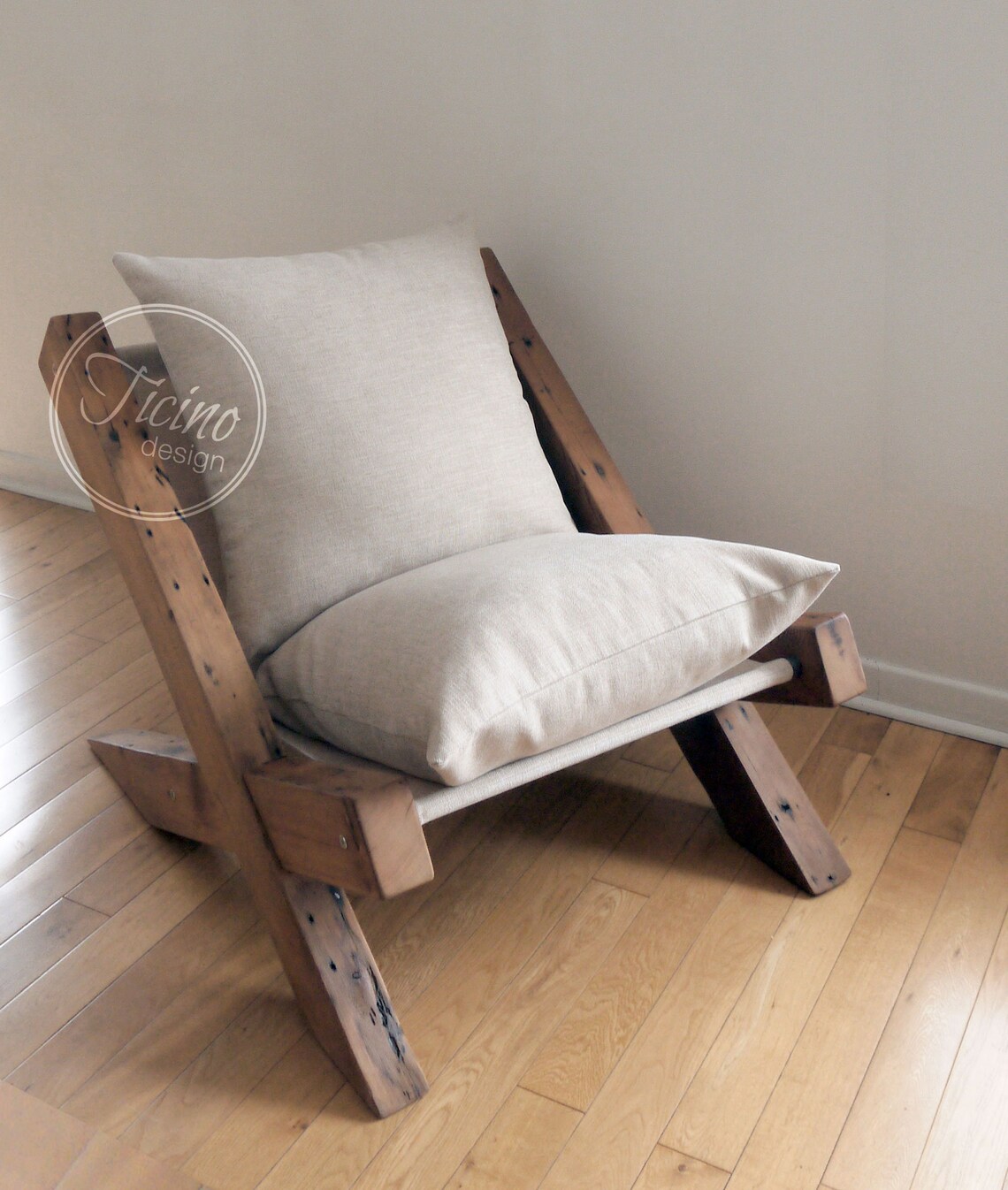 Rustic Lounge Chair. Barn Wood Lounge Chair. Rustic Arm Chair ...