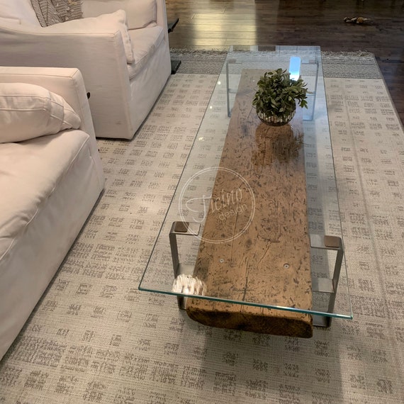 Glass Coffee Table. Rustic Coffee Table. Reclaimed Wood Coffee Table. Metal Legs Coffee Table. Industrial Coffee Table. Cocktail Table. Etsy