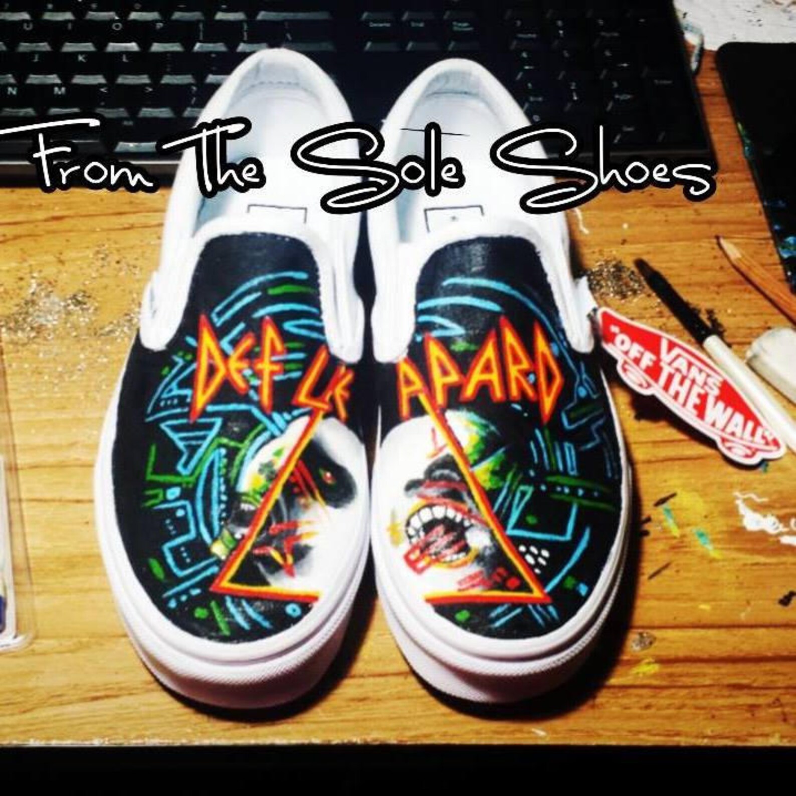 Custom Hand Painted Vans - Etsy