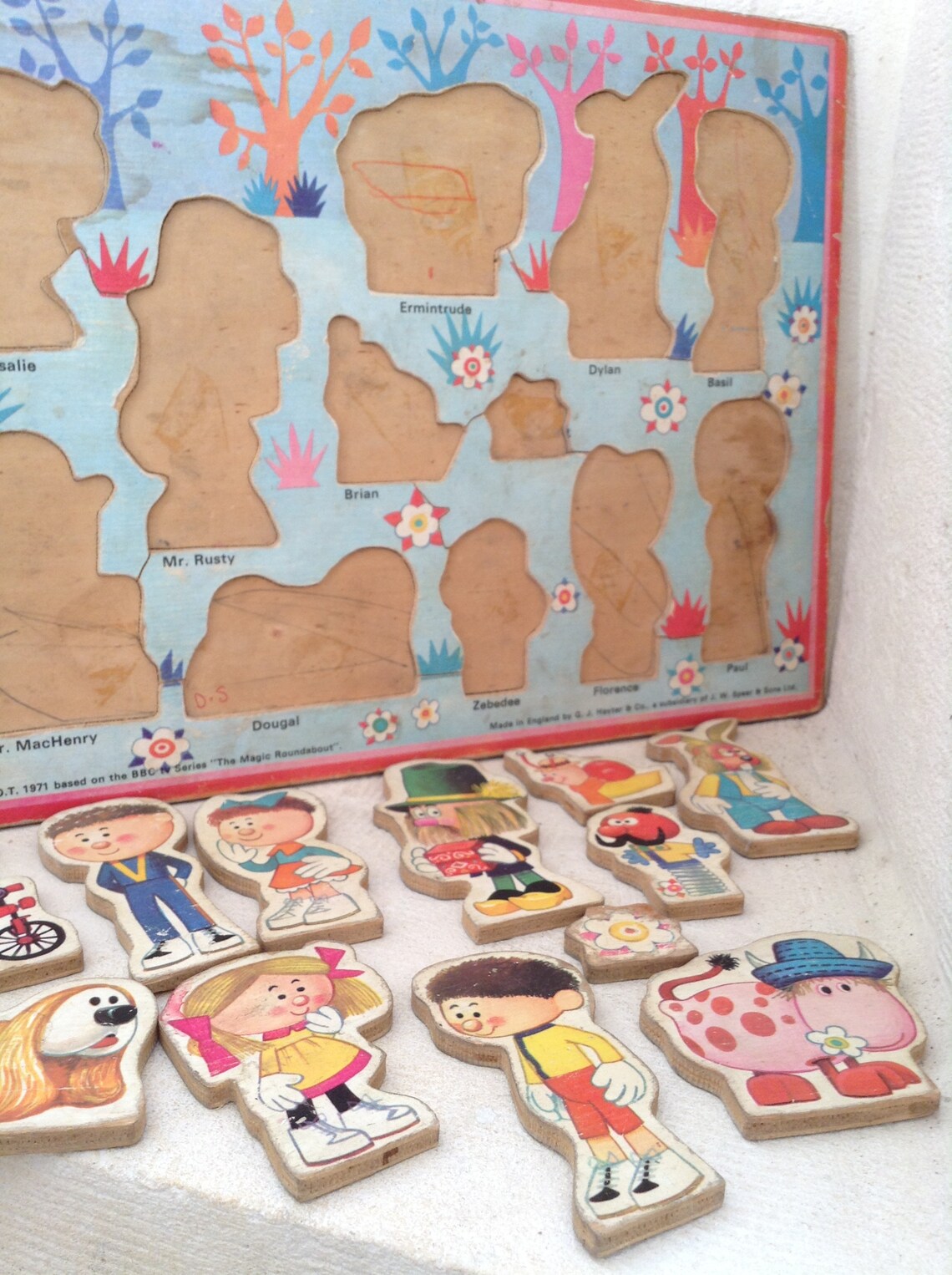 The Magic Roundabout Jigsaw Puzzle - Etsy