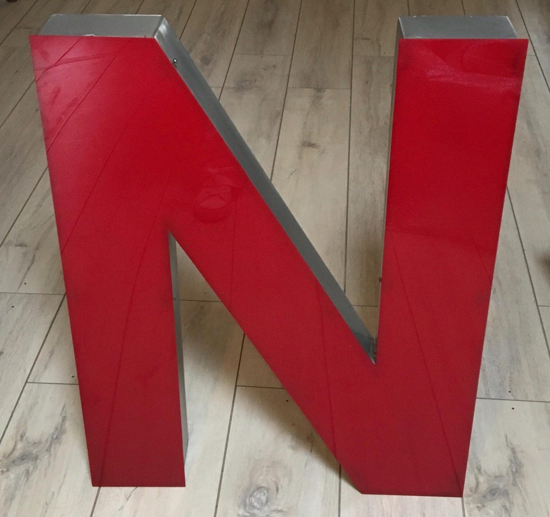 Large Letter N Sign - Etsy