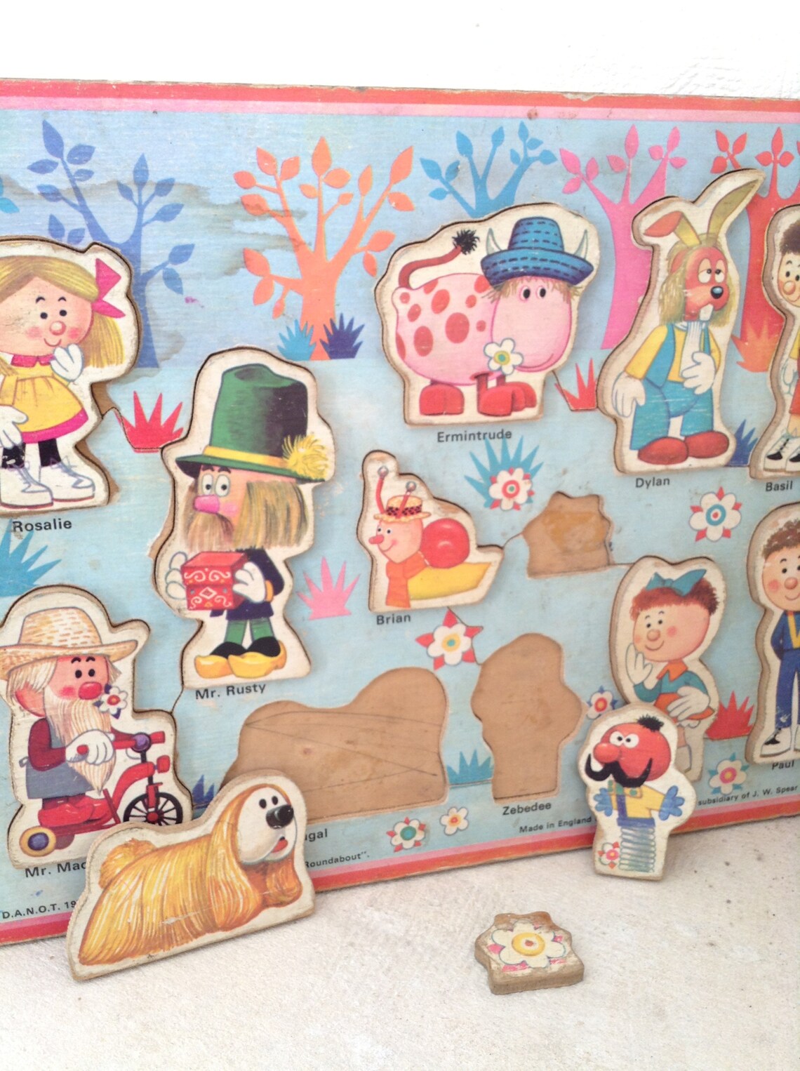 The Magic Roundabout Jigsaw Puzzle - Etsy