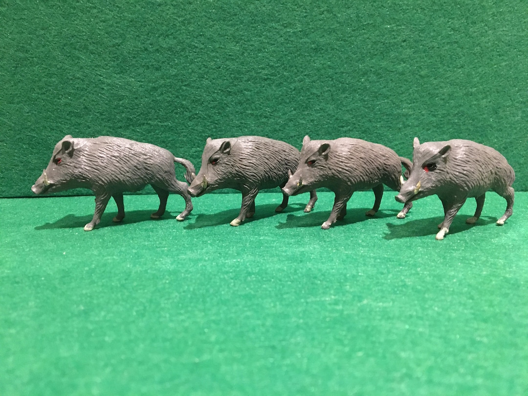 Toy Wild Boars - Etsy