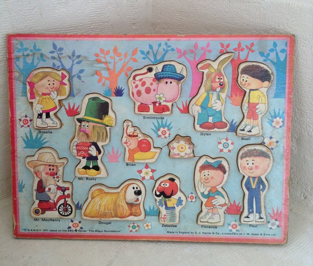 The Magic Roundabout Jigsaw Puzzle - Etsy UK