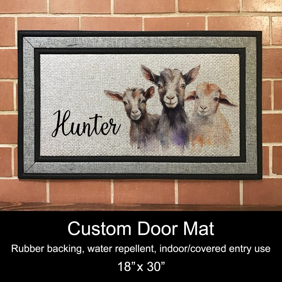 Goats Door Mat - Etsy