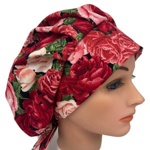 Surgical Scrub Hat Medical Cap / LAST ONE / Valentines / Style Bow ...