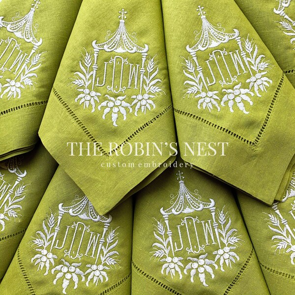 Chartreuse Napkins - Etsy