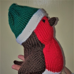 PDF Knitting Pattern - Christmas Robin - Christmas Decorations - Etsy