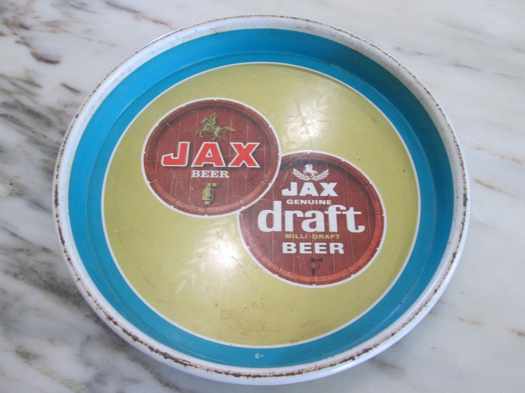 Vintage Jax Genuine Draft Beer Tray 13 Breweriana Ca. 1972 - Etsy