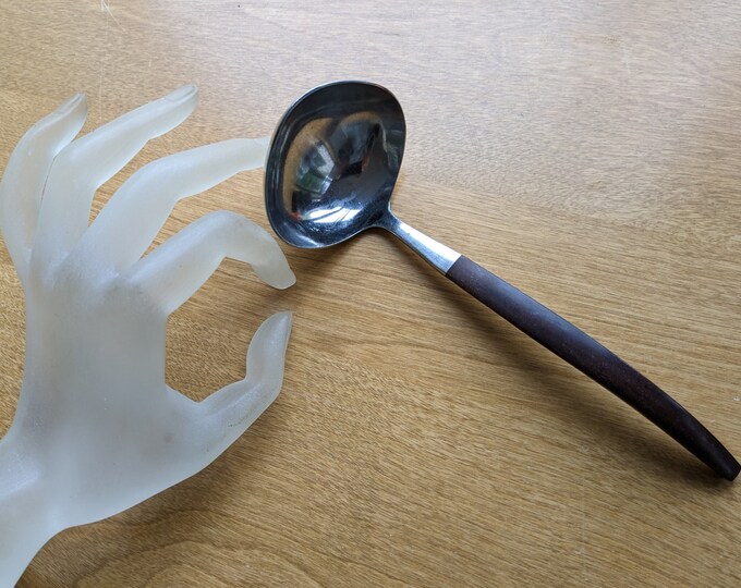 Mid Century Modern Retro Stainless Steel Ecko Eterna Canoe Muffin Serving Ladle Japan Excellent ...