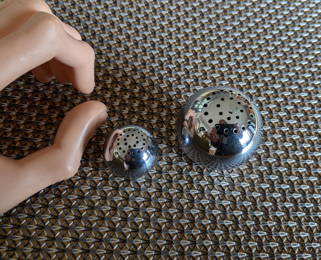 Art Deco 40s Rare Chase Small Spherical Salt & Pepper Signed Quality ...