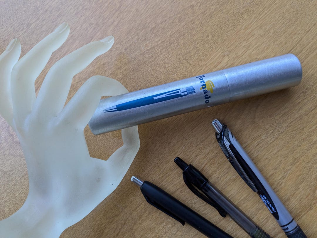 Vintage Tornado Pen Pencil Tube Aluminum Quality Piece Excellent ...