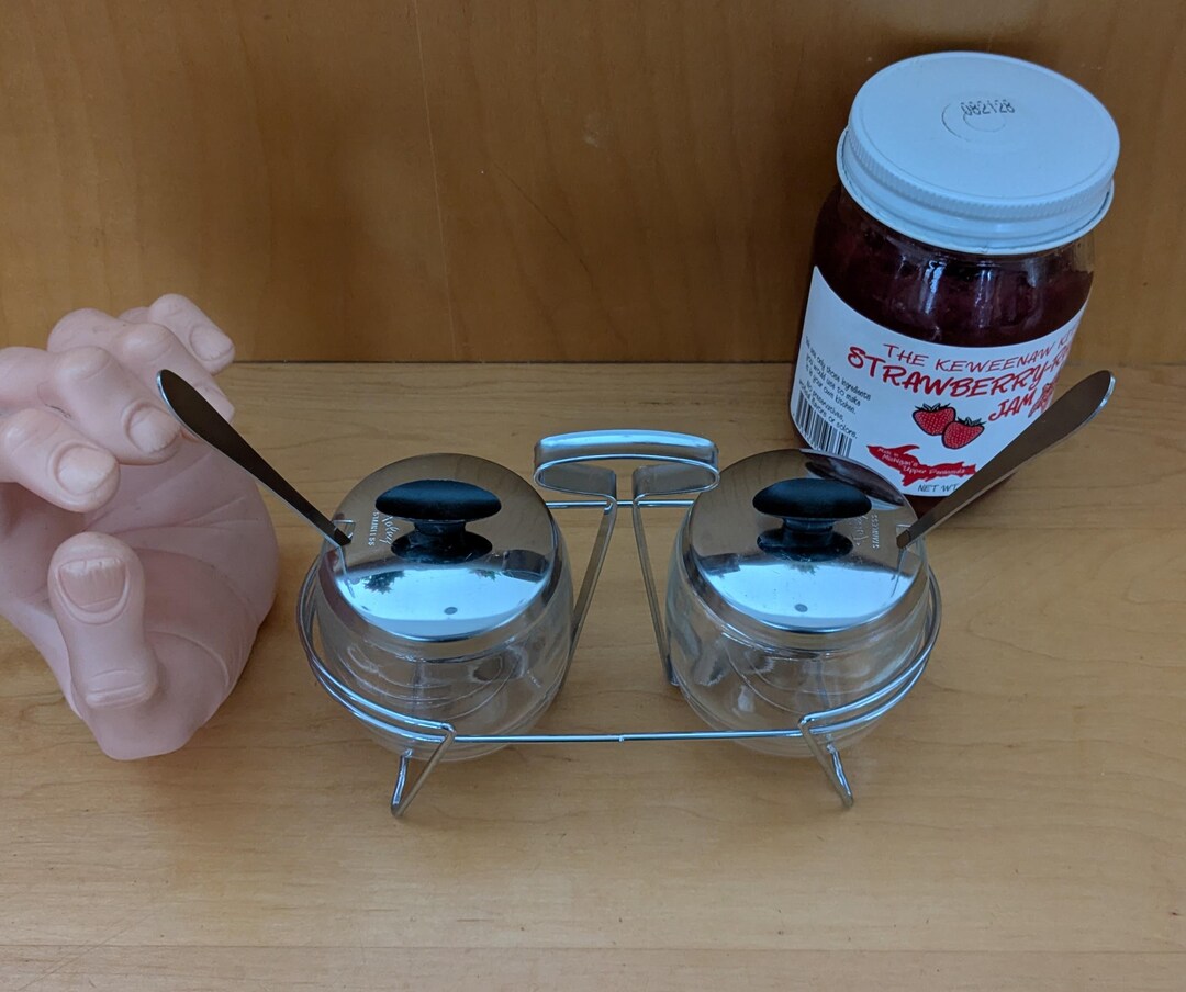 Vintage Mid Century Foley Sauce Jelly Jam Sauce Server Set 7 Piece ...