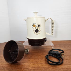 1970s Vintage Regal Poly Perk 4-8 Cup Automatic Electric Coffee Maker ...