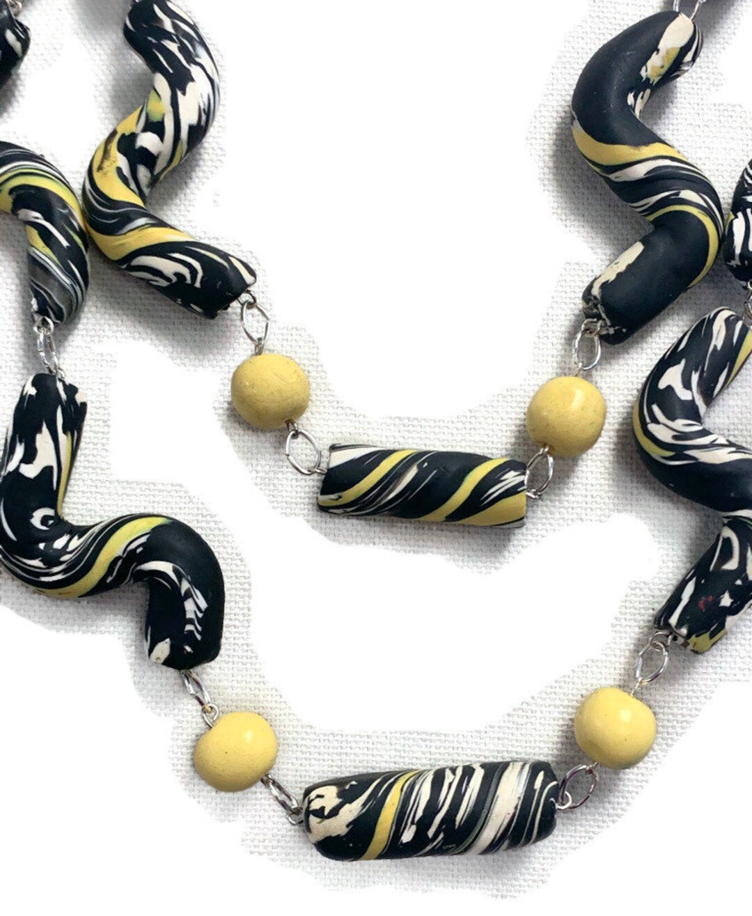 Wild and Crazy Necklace | Polymer Clay Jewelry - Etsy