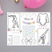 Gymnastics Coloring Sheet, Gymnastics Activity Page, Gymnastics Party ...