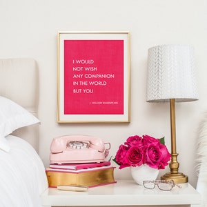 Shakespeare Wedding Quote Shakespeare Romantic Print - Etsy