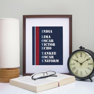 Red White and Blue Love Print - Patriotic Home Decor - Americana ...