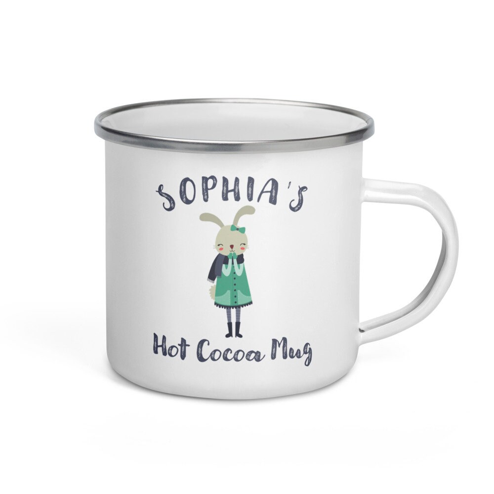 Personalized Hot Cocoa Mug, Kids Hot Chocolate Mug, Kids Camper Mug ...