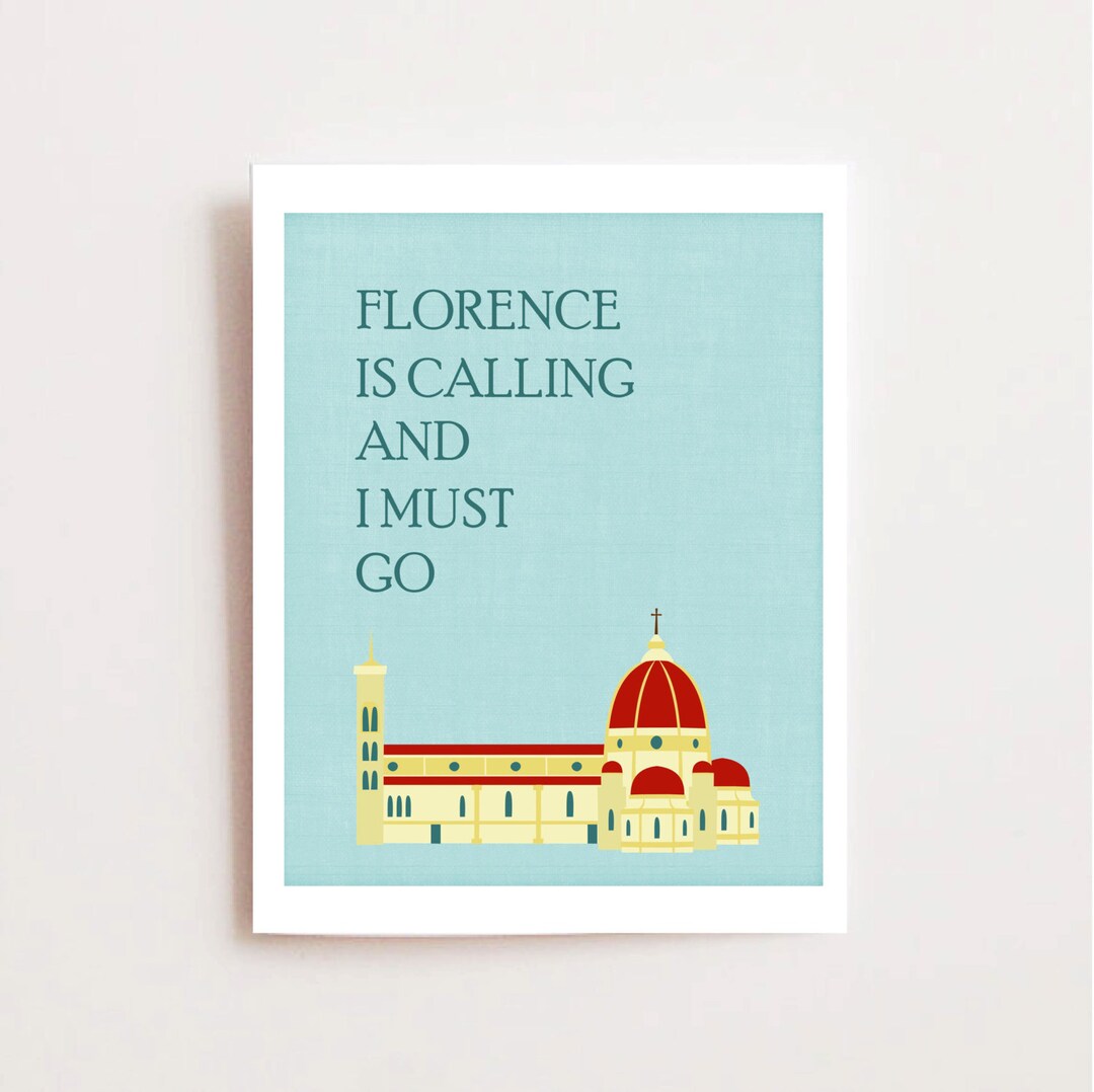Florence Art Printable - Italy Printable - Duomo Wall Art - Santa Maria ...