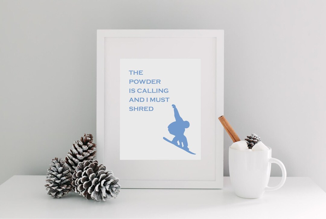 Skiing Art - Snowboarding Art - Winter Sports Print - Skier ...