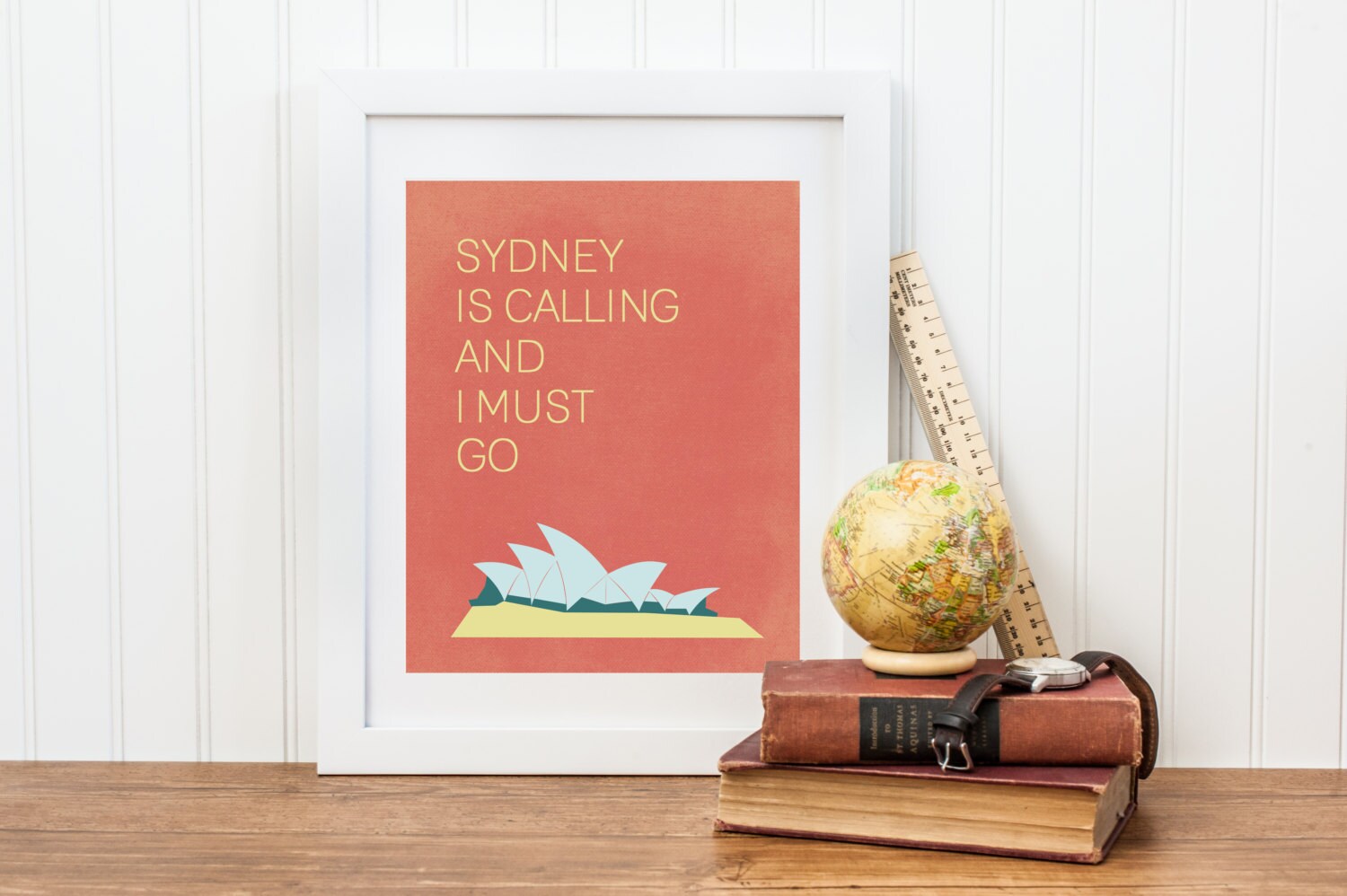 Sydney Opera House Art Print Sydney Australia Travel Poster Aussie Gift ...