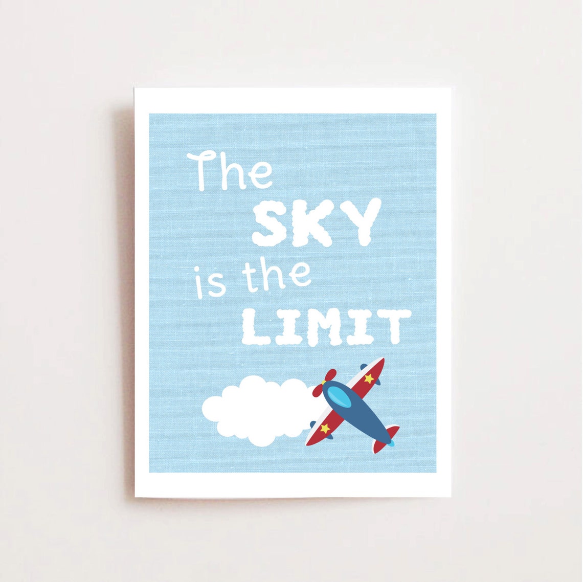 Airplane Nursery Art Set of 3 Baby Boy Pilot Nursery Print Personalized ...