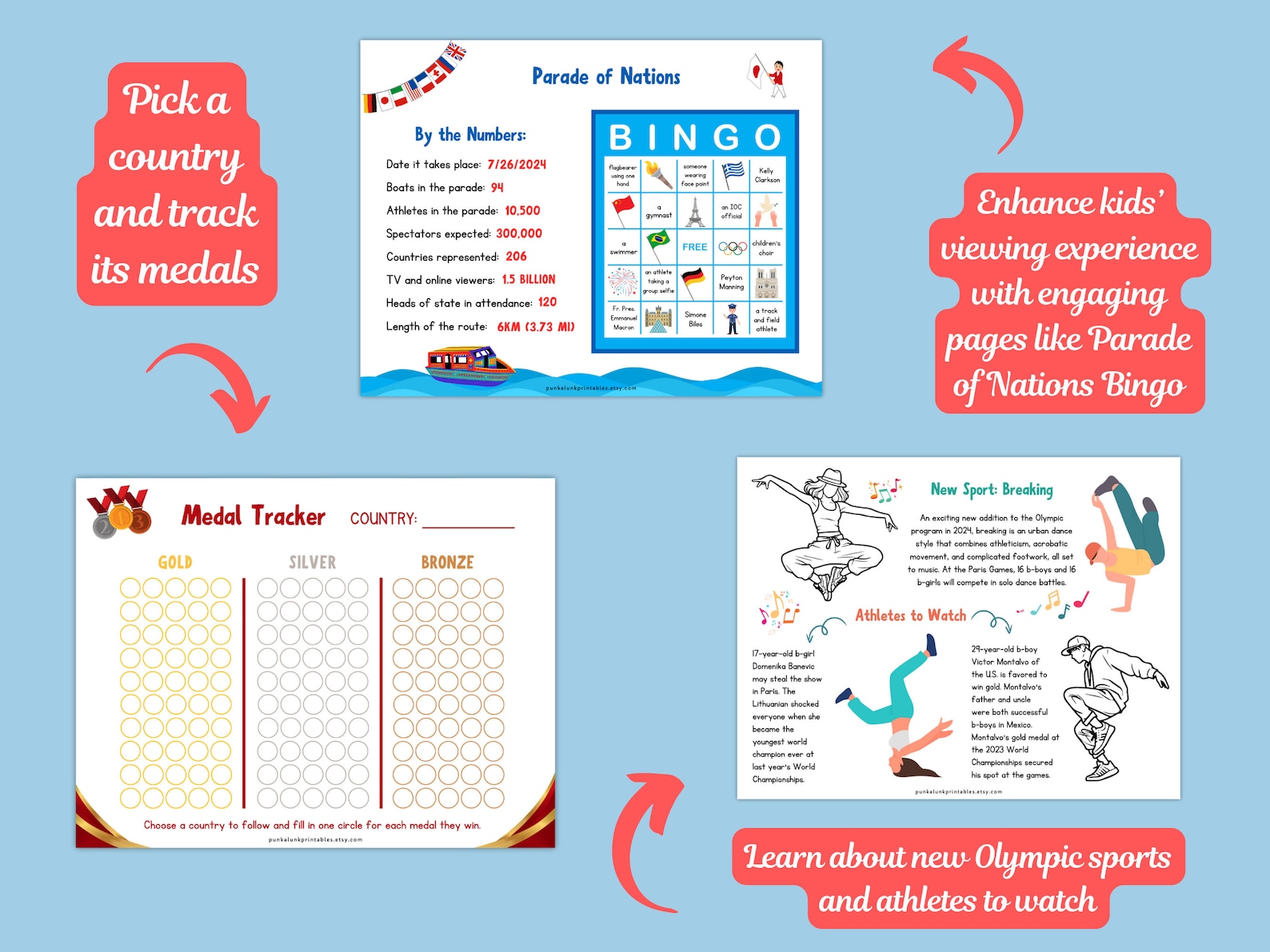 Summer Games Activity Pages, 2024 Educational Coloring Pages, Sports ...