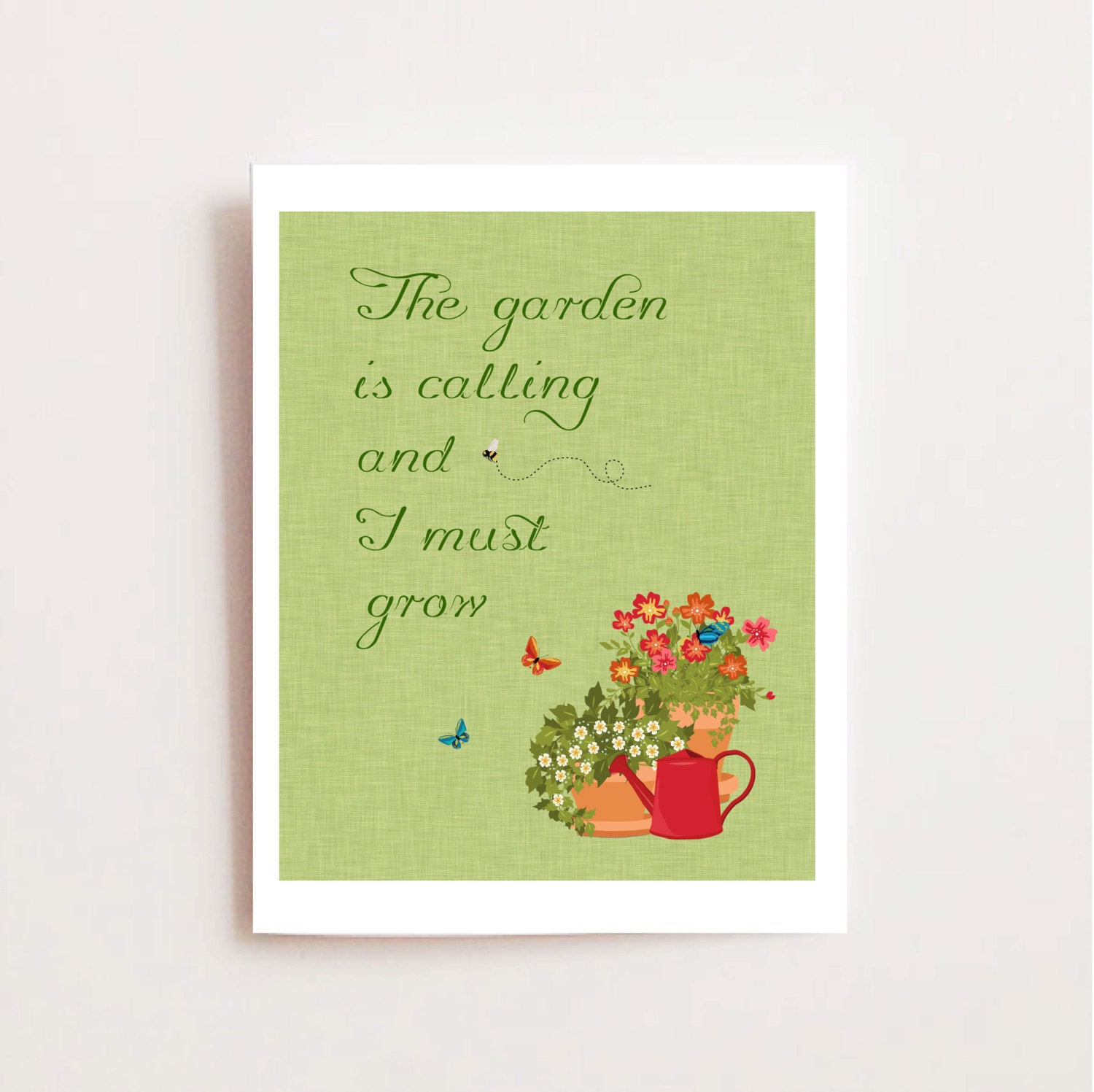 Gardening Printable Last Minute Mother's Day Gift Gardener Gift ...
