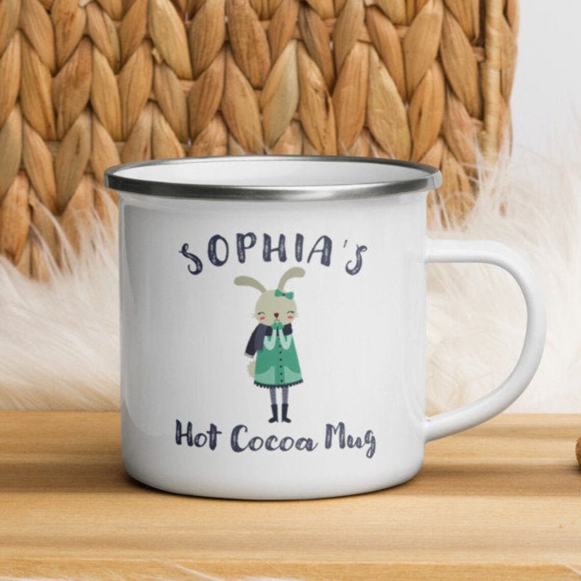 Personalized Hot Cocoa Mug, Kids Hot Chocolate Mug, Kids Camper Mug ...