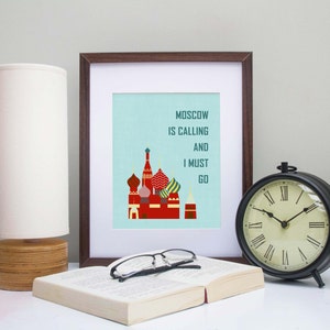 Russian Art Printable - Moscow Printable- St Basils Cathedral Home ...