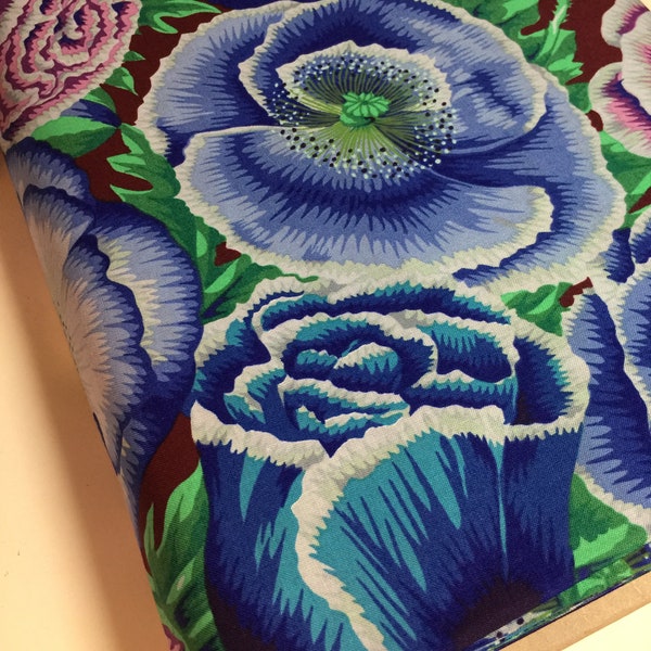 Blue Poppy Fabric - Etsy