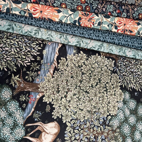 William Morris Fabric by the Yard - Etsy