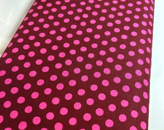 Kaffe Fassett Fabric - Spot GP070 Spot in Merlot Dots - Freespirit 100% ...
