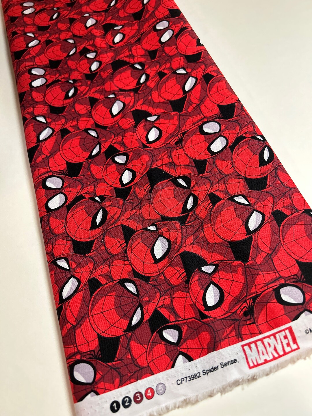Spider-man Fabric - Superhero Marvel by Camelot Fabrics- 100% Quality ...