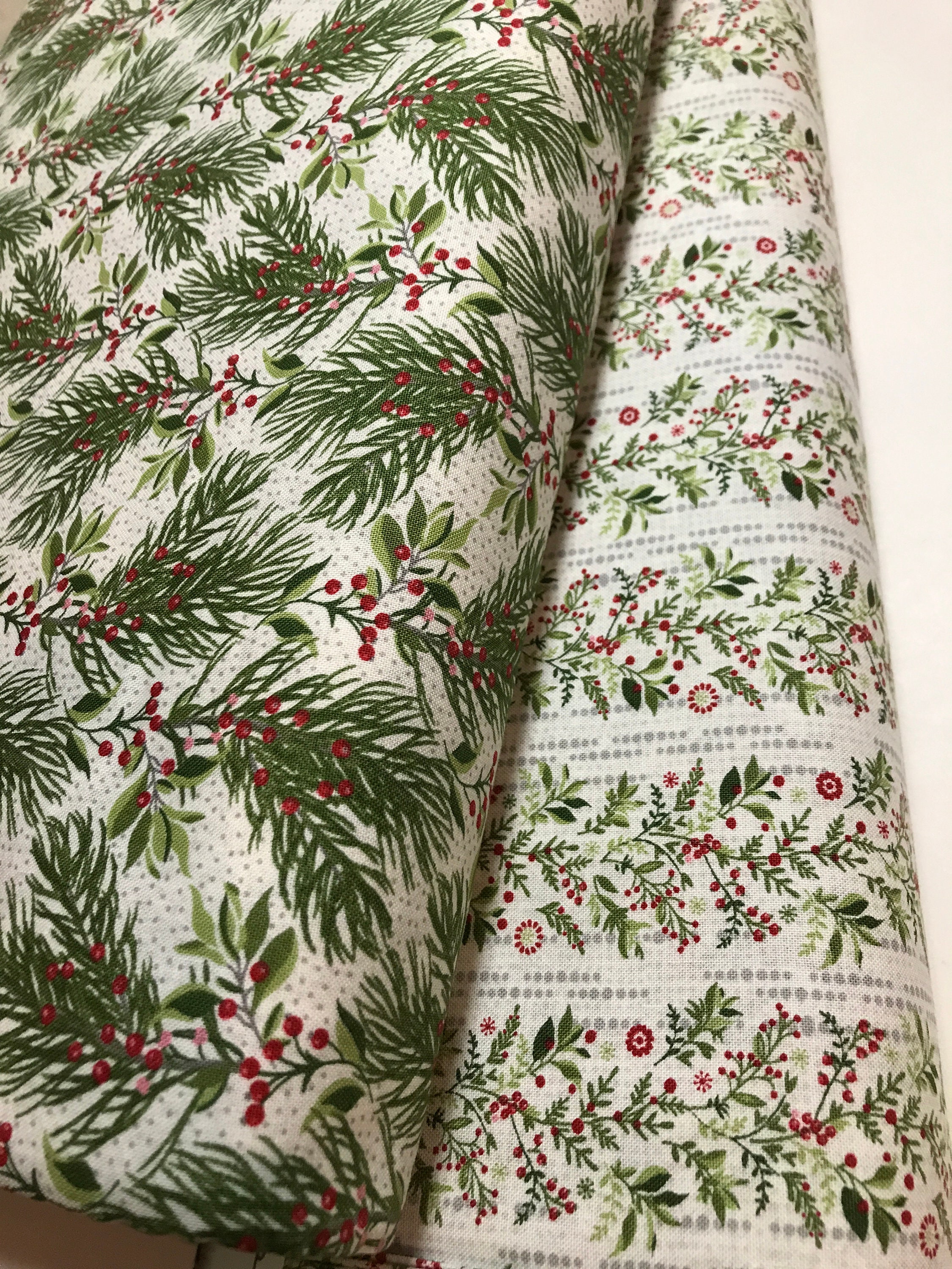 Holiday Fabric Moda Naughty or Nice Fabric Basic Grey 30632 in | Etsy