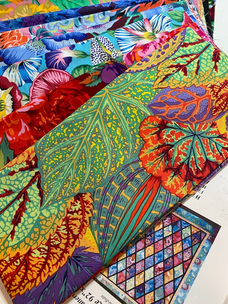 Kaffe Fabric - Quilt Kit Kaffe Fassett "fassett Queen Flurry" - Queen ...