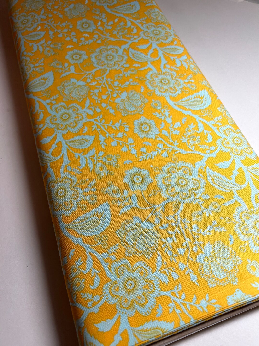 Tula Pink Fabric PINKERVILLE - Delight in Frolic Yellow PWTP132 -100% ...