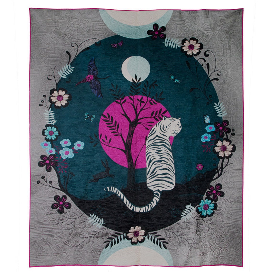 Ruby Star Fabric Tiger Fly Digital Package Panel - 99" X 108" - Sarah ...