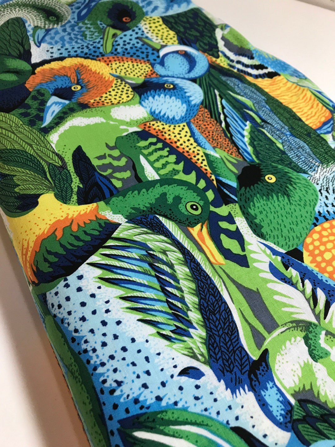 Philip Jacobs Fabric - Snow Leopard Designs - QUACKERS - Secret Stream ...