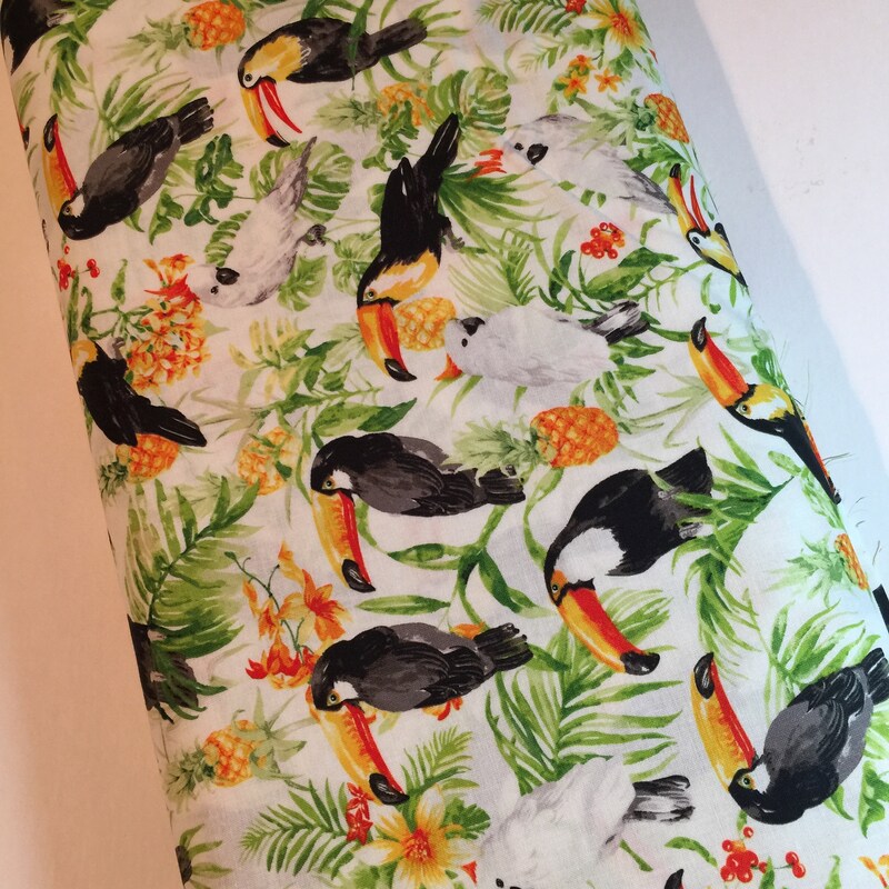 Toucan Fabric - Etsy