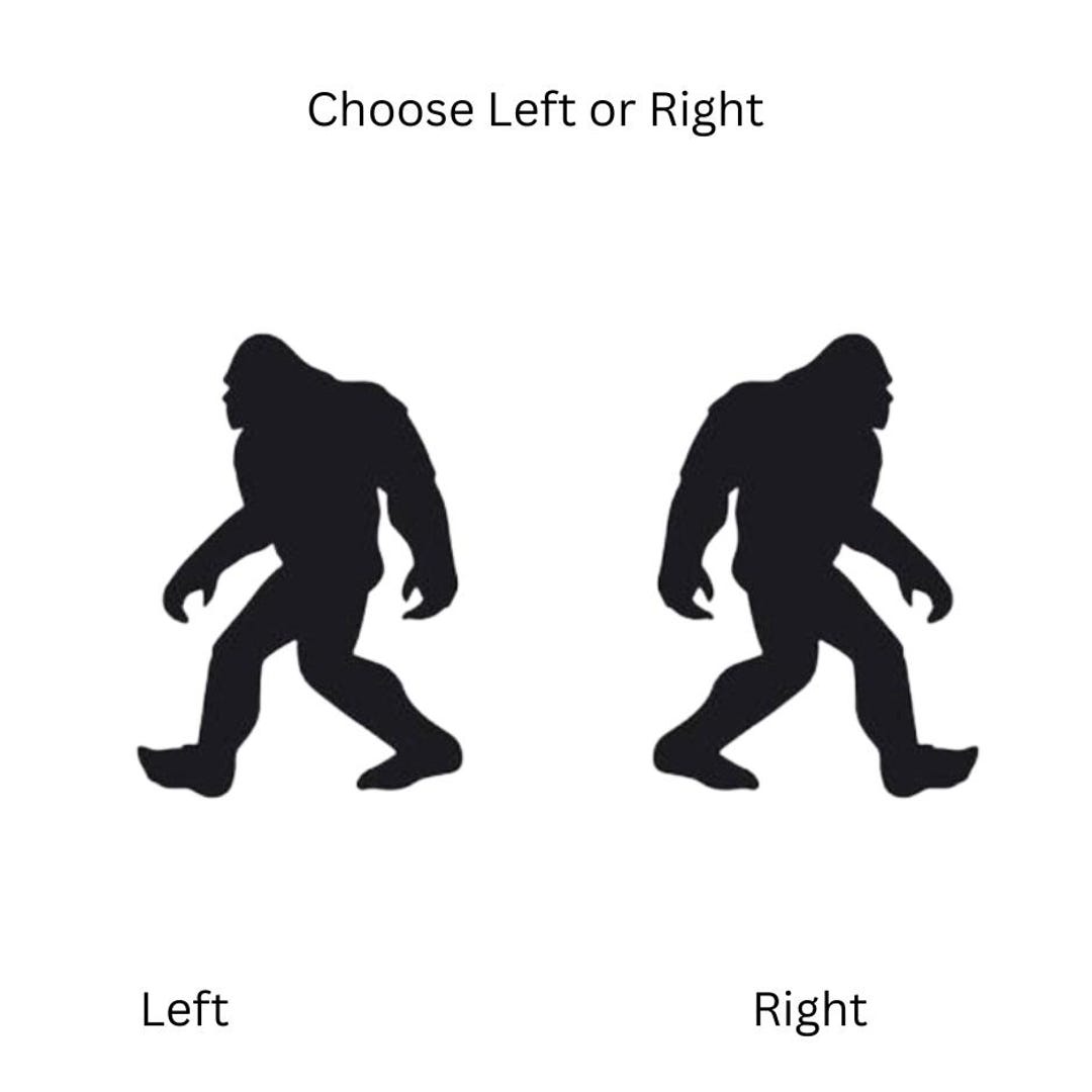 Bigfoot Sasquatch Walking Easter Egg Vinyl Decal Choose Size and Color ...