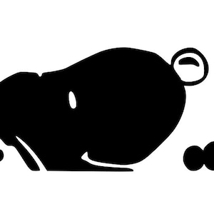 Snoopy Peeking Vinyl Decal - Etsy