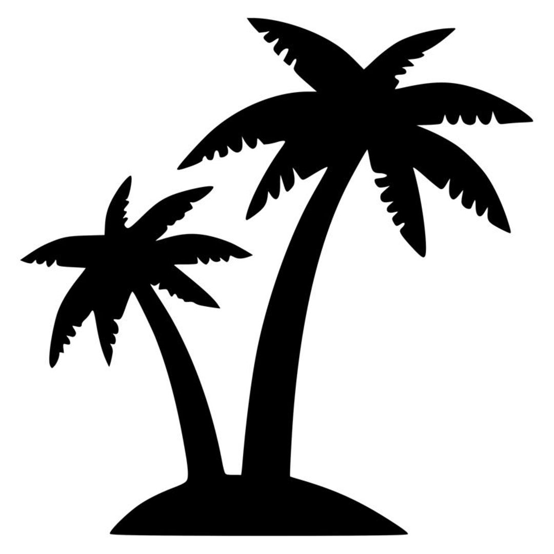 Palm Trees Island Beach Ocean Salt Life Vinyl Decal Sticker Choose Size ...