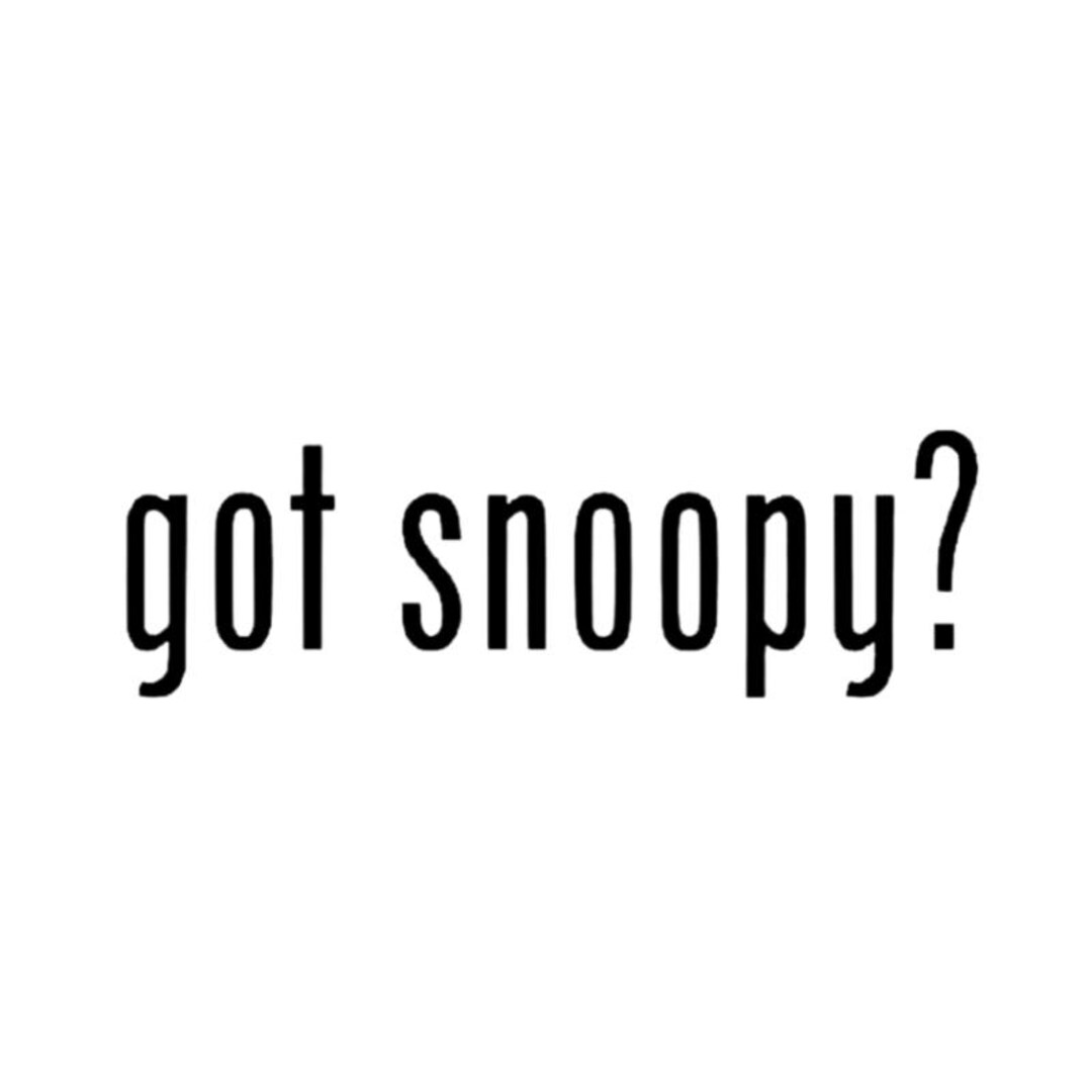 Got Snoopy? Vinyl Decal Snoopy Cartoon Peanuts Sticker Pick Size and ...
