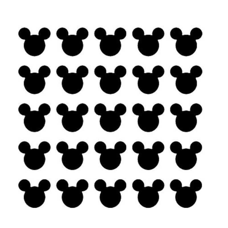 Mickey Mouse Decal - Etsy