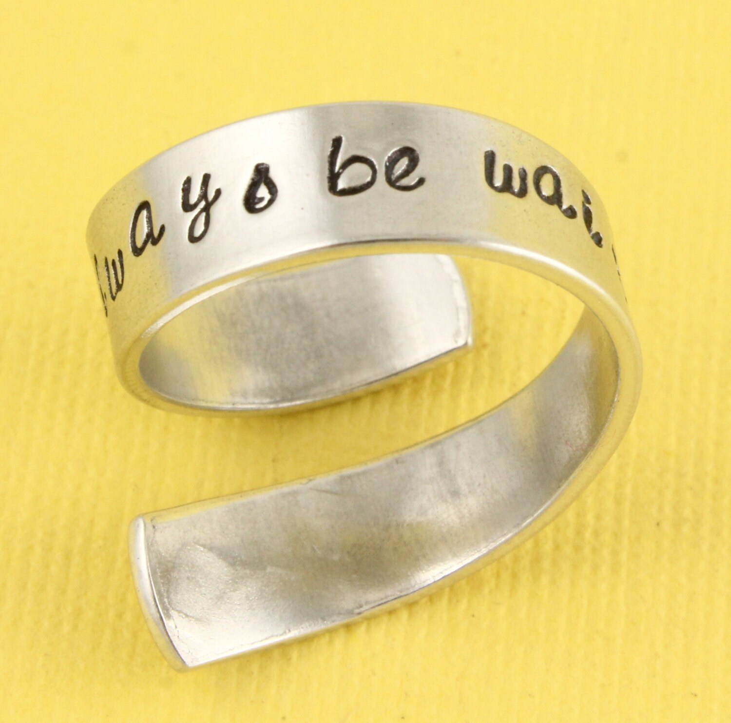 SALE I'll Always Be Waiting for You Wrap Ring - Etsy