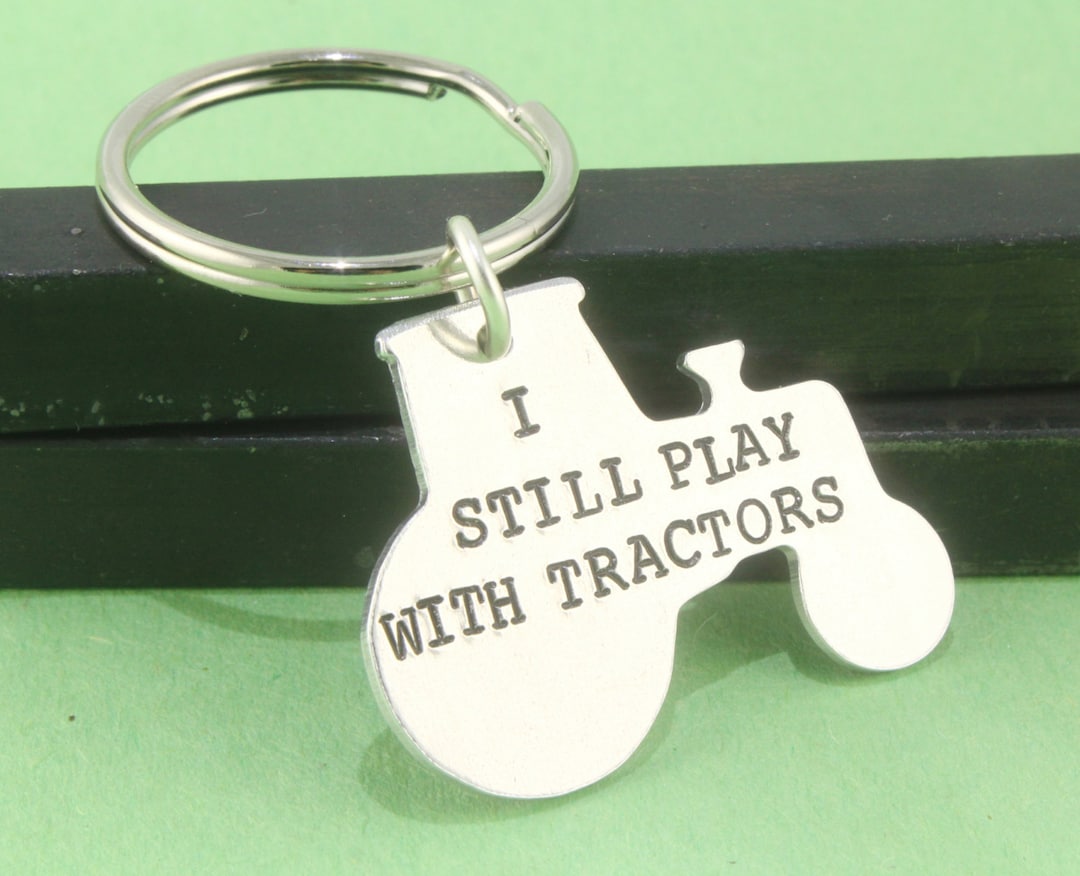 Tractor Keychain Tractor Keyring tractor Key Chain Tractor Key Ring ...